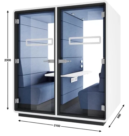 Hush Twin - Storage & Accessories - Hush Booths / Privacy Pods ...